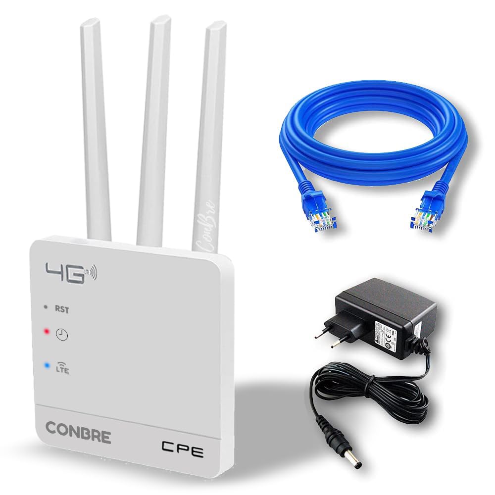 Conbre CPE MT-300H 5G & 4G Sim based Wi-Fi Router | WiFi 6 | Plug and ...