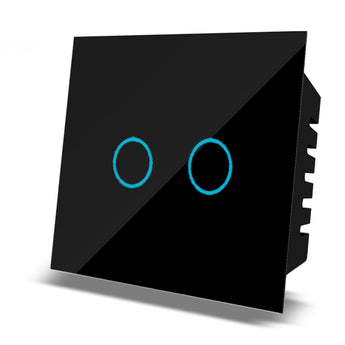 CONBRE SW2 Wi-Fi Smart Modular 2 Gang Touch Switch for Home automation ...